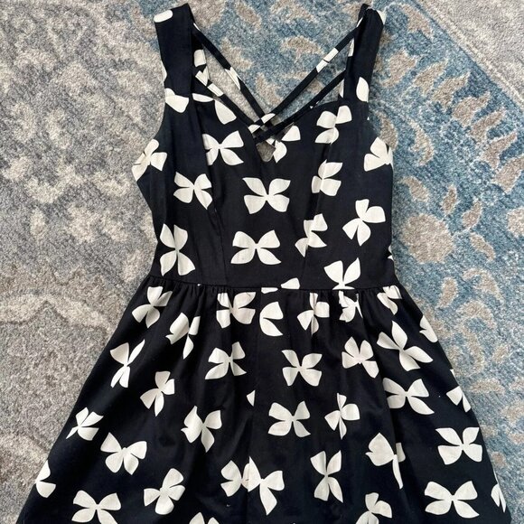 American Rag | Dresses | American Rag Womens Dress Black White Floral ...